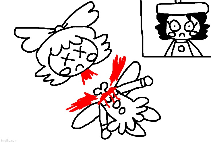 Adeleine's reaction to Ribbon's death - Imgflip