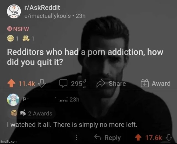 silly little redditor, you will never run out - Imgflip