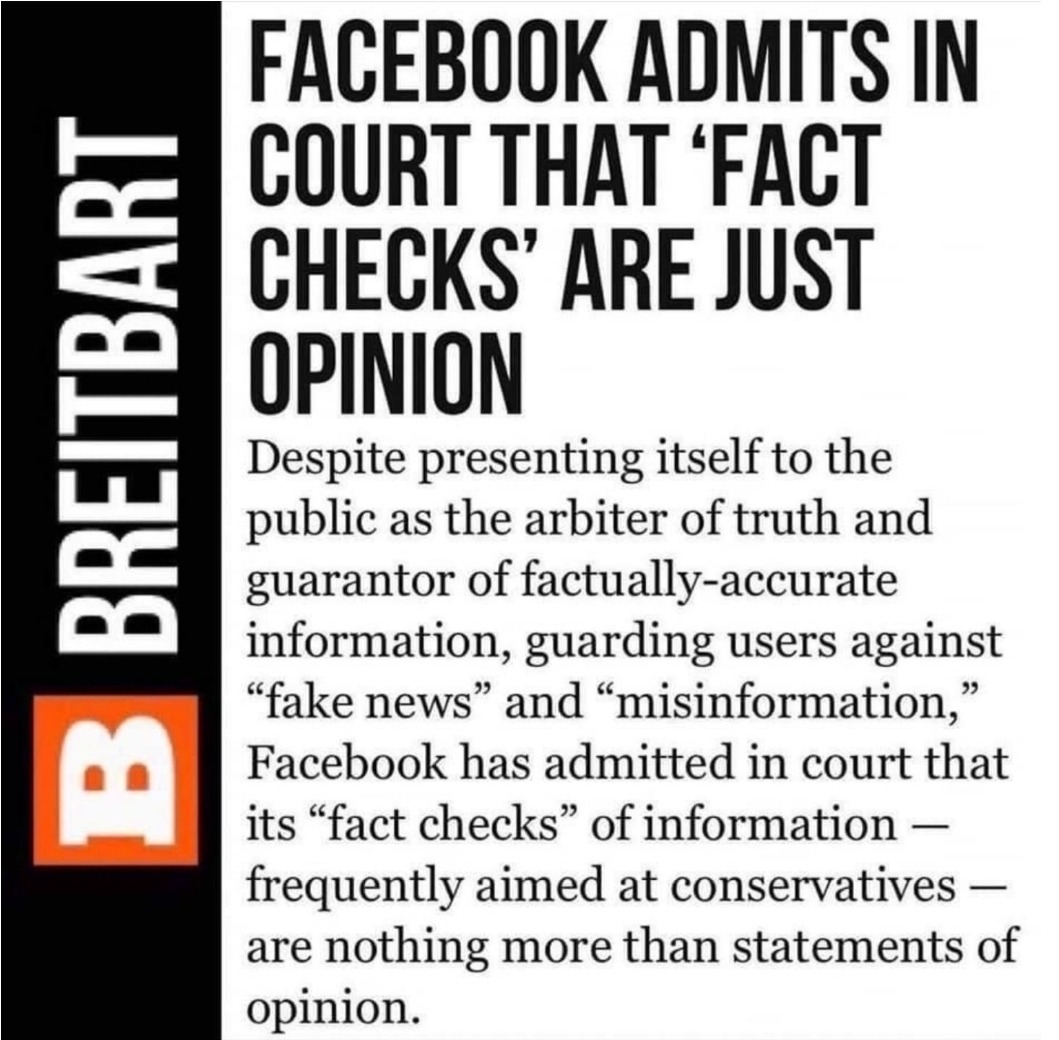 Annoy Zuckerberg: Post this under anything Fascistbook fact checks you ...