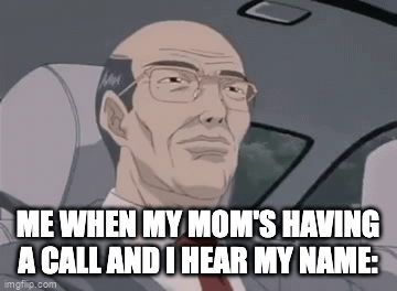 It sounds so scary like you suddenly hear your name but in call voice ...