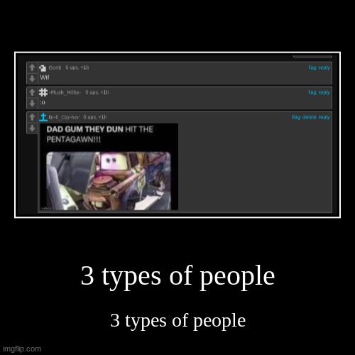 3 types of people - Imgflip