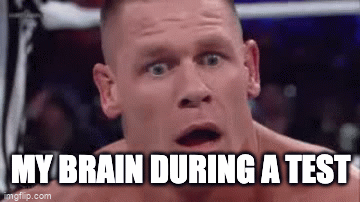 Bro rights when test day comes... ye ya know - Imgflip