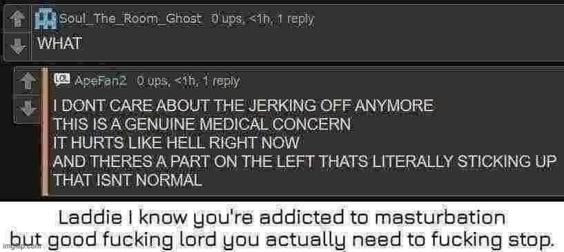 Protip: if you're gonna jerk off to whatever you're gonna jerk off to ...