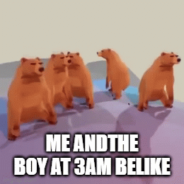 Vibing bears - Imgflip
