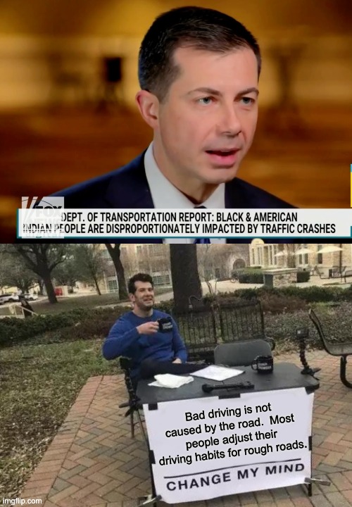 Wait...What? Roads are racist? - Imgflip