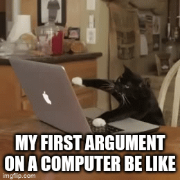 Me on my computer - Imgflip