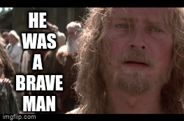 Brave man - Imgflip