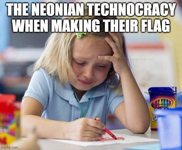 Little Girl Crying While Coloring Meme Crying Girl Meme Poster" Metal