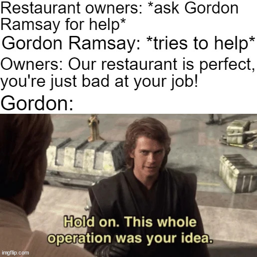 Kitchen Nightmares lore - Imgflip