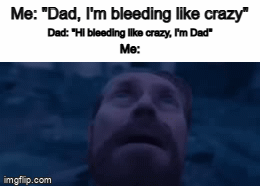 THE JOKES GONE TOO FAR DAD O_O - Imgflip