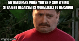 i kinda feel bad for genuine my hero fans. toxicity shines brighter ...