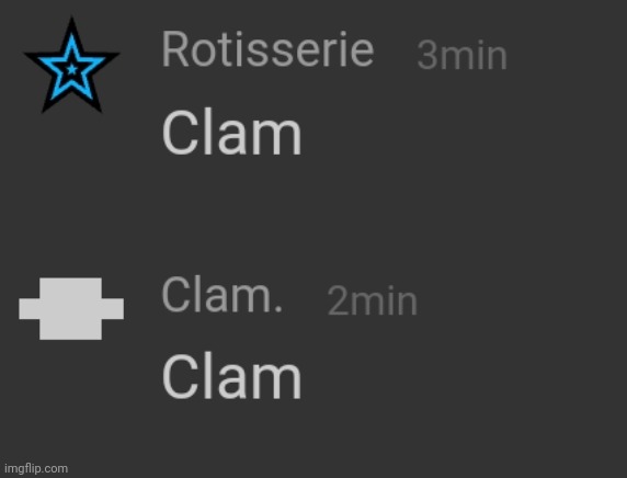 guys i'm dming a fucking clam. - Imgflip