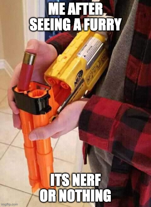 Nerf shotgun - Imgflip