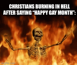 skeleton burning - Imgflip