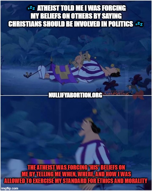 Don t Force Your Beliefs On People That s My Job Secularist Imgflip