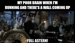 Wall dead ahead!!! - Imgflip