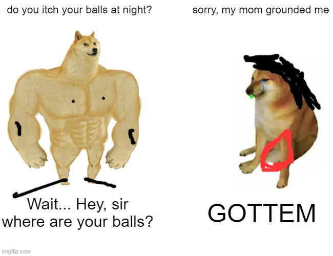 Buff Doge vs. Cheems Meme - Imgflip