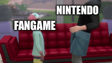 Nintendo when they see a fan game - Imgflip