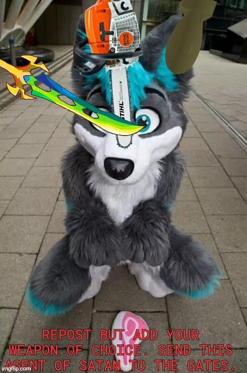 I added 2 weapons lmao - Imgflip