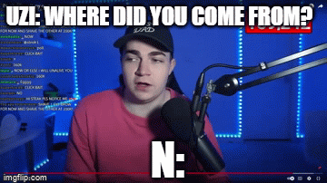 When Uzi asks N where he came from #murderdronesmemes - Imgflip