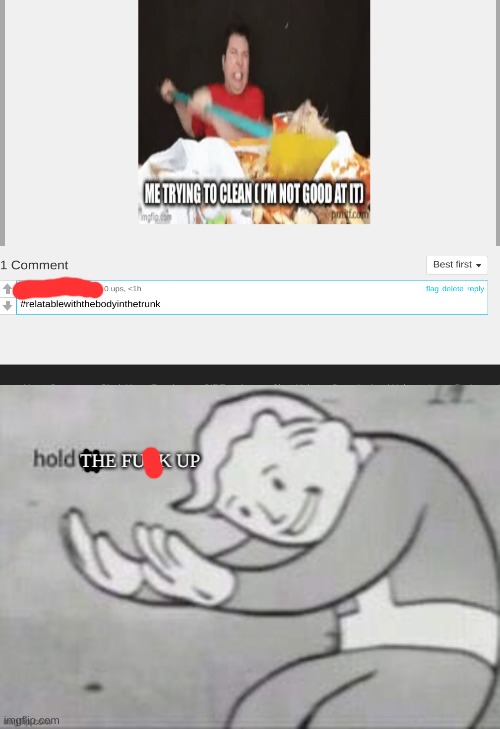 Hold the fuck up Fallout - Imgflip