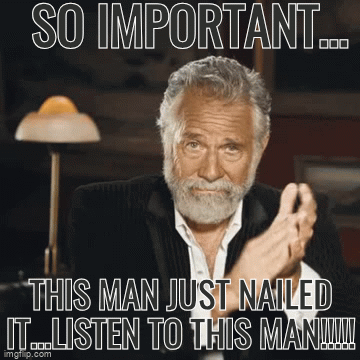 Listen to this man - Imgflip