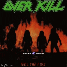 I put overkill feel the fire album through an AI anime filter. Power ...
