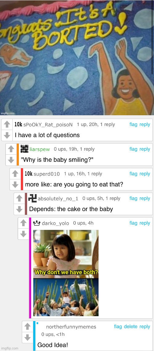 What? Babies have a lot of proteins! - Imgflip