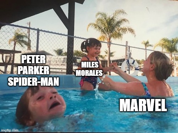 drowning kid in the pool - Imgflip