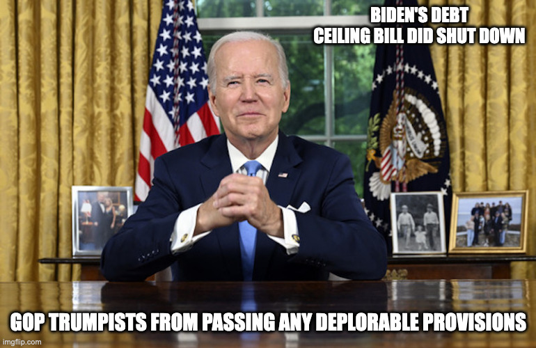 Biden Passing Debt Ceiling Bill - Imgflip
