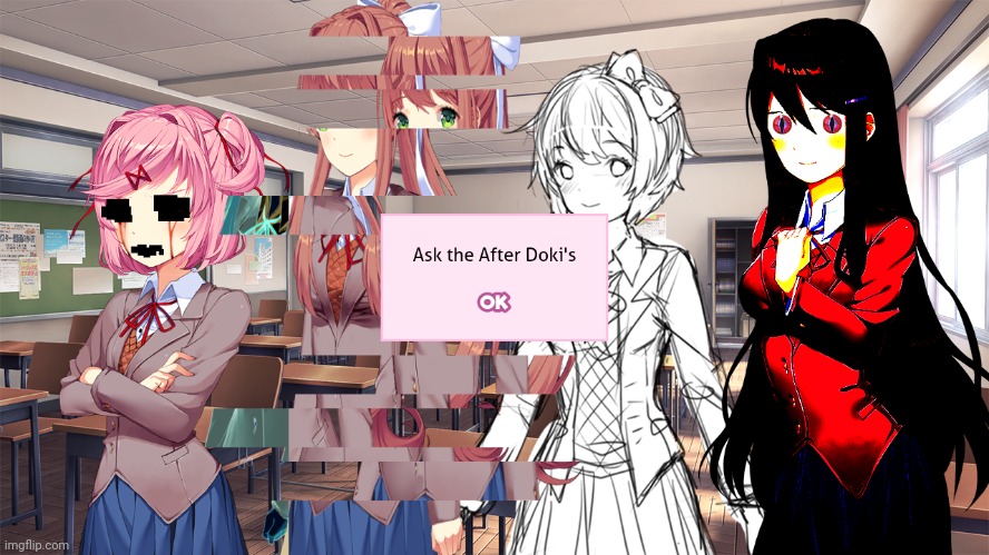 Idk, I'm bored. (This has the usual TW's of DDLC) - Imgflip