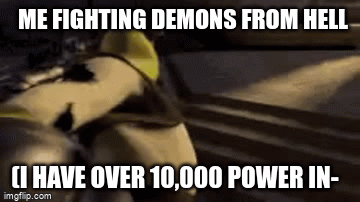 over 10,000 power - Imgflip