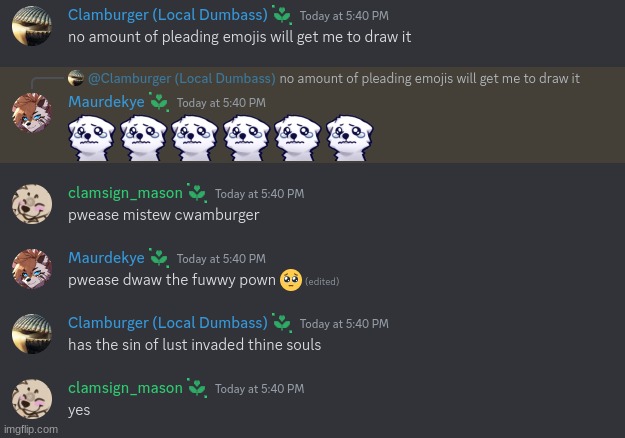 clamworks is a point mine fr - Imgflip