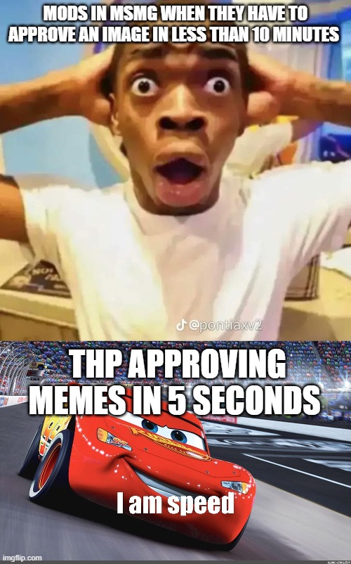 Image tagged in shocked black guy,i am speed - Imgflip