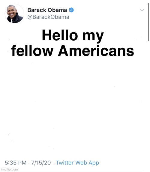 Barack Obama Tweet - Imgflip
