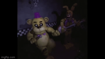 "uh... the animatronic characters do get a bit quirky at night ...