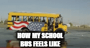 how my school bus feels like - Imgflip