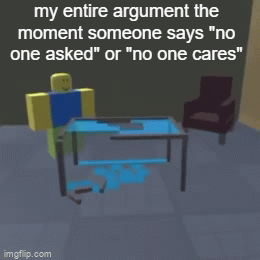 roblox arguments in a nutshell - Imgflip