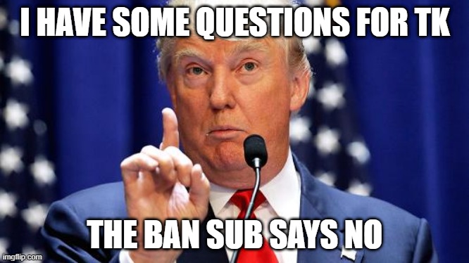 Donald Trump "no" - Imgflip