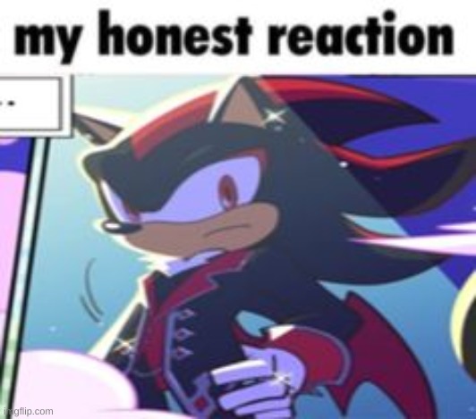 shadow my honest reaction - Imgflip