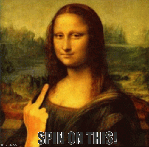Mona Lisa middle finger - Imgflip