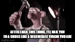 Wallace hammering animated - Imgflip