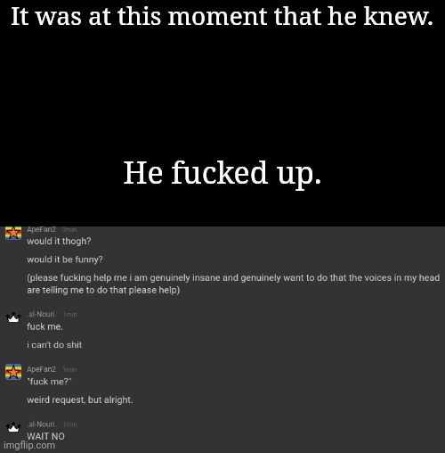 there was a misinput - Imgflip