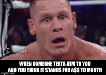 ATM abbreviation confusion - Imgflip