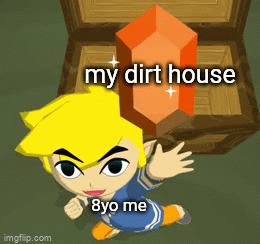 Toon Link holding a Rupee - Imgflip