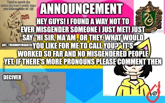 Way to not misgender - Imgflip