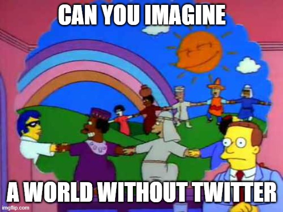 simpsons world without lawyers - Imgflip