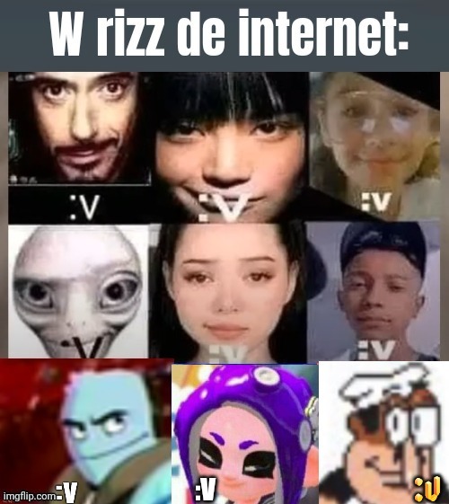W rizz de internet - Imgflip