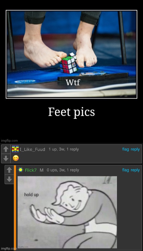 “Feet are delicious” they said… XP - Imgflip