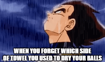 Vegeta raining - Imgflip